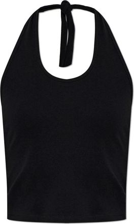 Matteau Femme, Tops, Noir, Taille: 40 FR Halter Tie Tank
