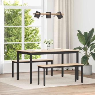 vidaXL vidaXL banc Naturel 110 x 35 x 45 cm Bois de pin massif