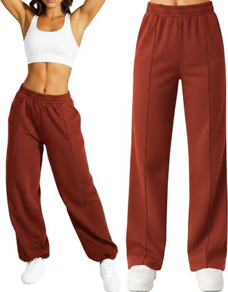 Smilodox Jogginghose Damen Siara, Bequeme & stylische Freizeithose mit elastischem Bund und Seitentaschen, Trainingshose mit verstellbarem Beinabschluss im Ove