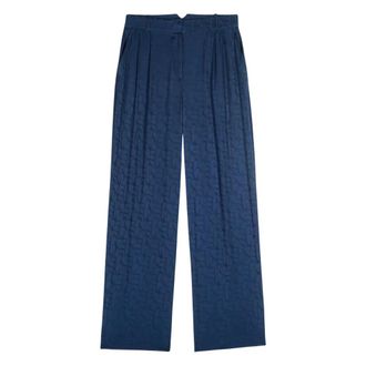 BA&SH Bedruckte- weite Hose - - Trousers - Damen - Blau - L