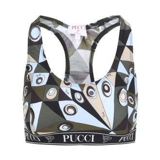 Pucci Polyamide Bra Top - - Sport - Damen - Mehrfarbig - S