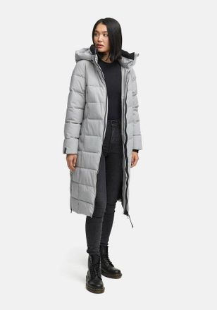 Marikoo Winterjacke Lanitaa Steppmantel mit abnehmbarer Kapuze