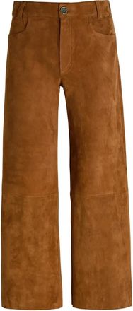 Stouls Gekn&ouml;pfte Lederhose - Braun