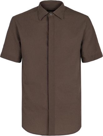 Emporio Armani Homme, Chemises, Brun, Taille: M Blouses & Chemises