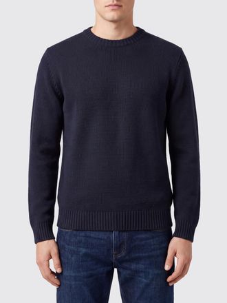 Zanone Pull &agrave; col rond coupe slim en pure laine vierge