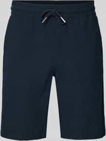 Lindbergh Shorts mit elastischem Bund und Strukturmuster