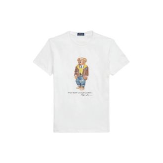 Polo Ralph Lauren Homme, Tops, Blanc, Taille: L Nevis/hudsn Valley Bear T-shirt