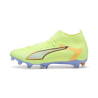 Puma ULTRA 6 MATCH+ LIGHT UP FG/AG Fu&szlig;ballschuhe Damen, Schuhe, Gelb, 40.5