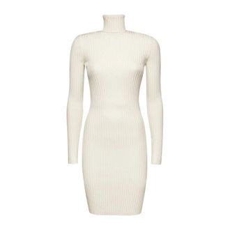 Wolford Merino Rippstrick Kleid - - Dresses - Damen - Wei&szlig; - L