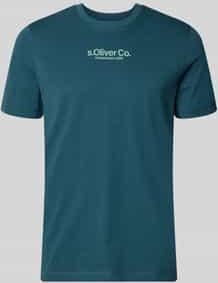 s.Oliver Red Label Regular Fit T-Shirt aus reiner Baumwolle