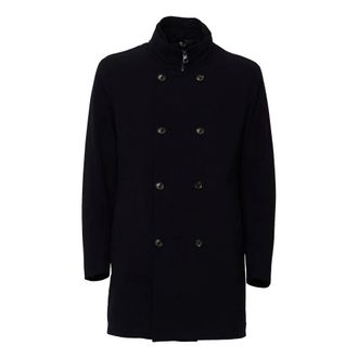 Montecore Zweireihiger Mantel mit abnehmbarem Innenlatz - - Coats - Herren - Blau - L