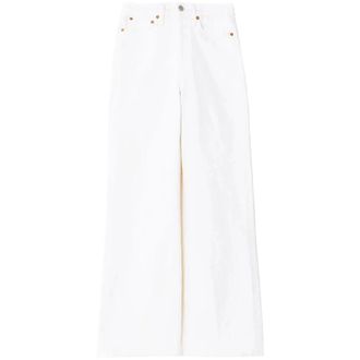 Re/Done 70s Ultra High Rise Wide Leg Jeans - - Jeans - Damen - Wei&szlig; - W28