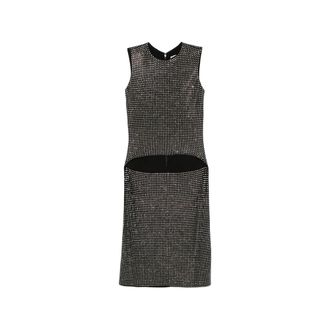 Alexander Wang Crystal-embellished Asymmetric Top