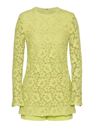 Valentino Garavani Valentino Flash Green Cordonetto Lace Playsuit Size XS