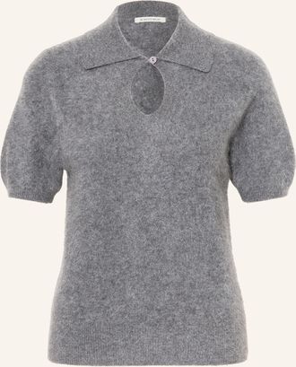 By Malene Birger By Malene Birger Strick-Poloshirt Talallia Aus Cashmere grau