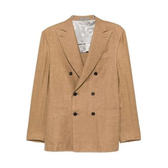 Corneliani Homme, Costumes, Brun, Taille: 2XL Blazer doppio petto