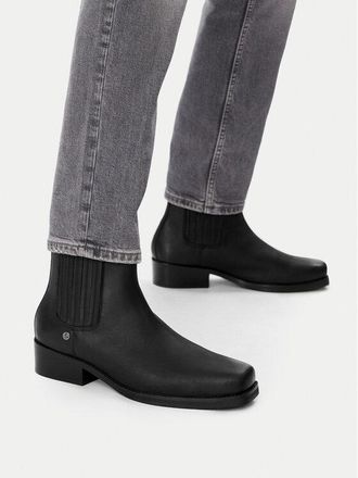 Guess Klassische Stiefeletten EO-KEANU-02 MI24 Schwarz