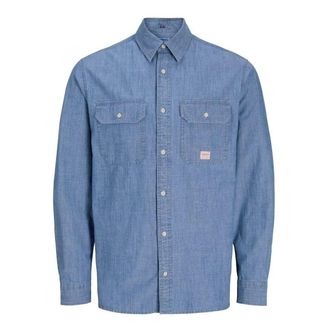 Jack & Jones 12291967 JPRBLUHARRY CHAMBRAY-MEDIUM BLUE DENIM