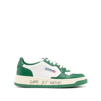 Autry Gr&uuml;ne Sneakers Panel Design Flatform Sohle - - Shoes - Damen - Gr&uuml;n - 35 EU