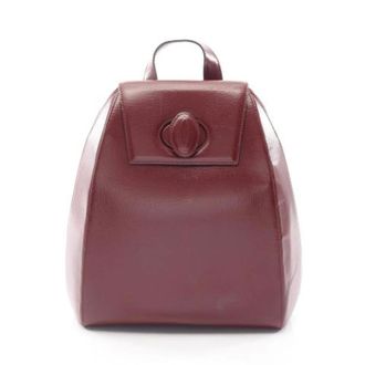 Cartier Sac &agrave; dos vintage doccasion - Femme - Pre-owned - Rouge - Taille: ONE Size