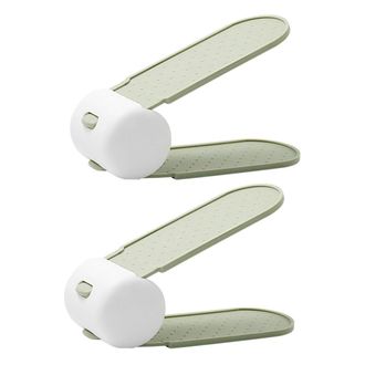 Lurrose 2 St&uuml;ck Verstellbares Schuhregal aus Langlebigem Material mit Rutschfesten Doppelschichtigen F&auml;chern Platzsparender Organizer f&uuml;r Hausschuhe Sneaker S