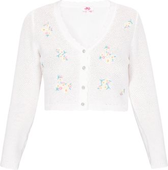 Mymo Strickjacke Frauen cremefarben