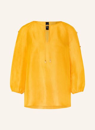 Marc Cain Blusenshirt Mit Leinen Und Seide gelb