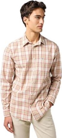 Wrangler 1 Pkt Shirt, Mat, XXXL Hommes