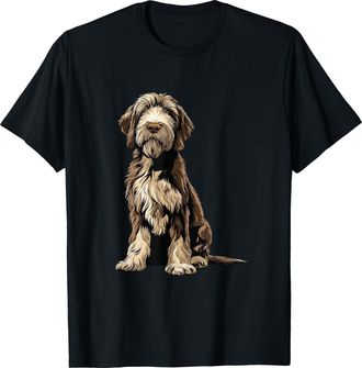 Whyitsme Design Braune Roan Spinone Italiano Hundeillustration T-Shirt