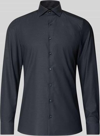 Olymp Level 5 Slim Fit Businesshemd aus Baumwolle mit Kentkragen