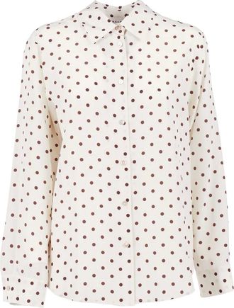 P.A.R.O.S.H. P.a.r.o.s.h., Femme, Blouses et Chemises, Blanc, Taille: 38 FR Sbillo Camicia