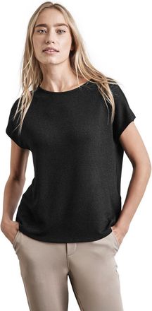 Street One Cosy Knit Look Shirt, Black, 36