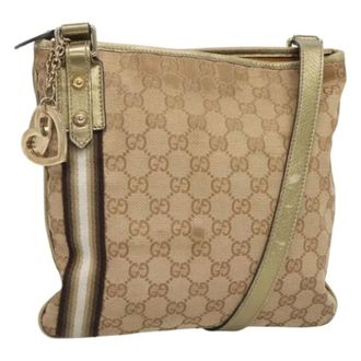 Gucci Pre-owned Toile sacs-gucci - Femme - Pre-owned - Beige - Taille: ONE Size
