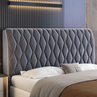 Generic Velvet BBB Staubschutzh&uuml;lle f&uuml;r Kopfteile in voller Gr&ouml;&szlig;e Bettkopfteil Bezug f&uuml;r Schlafzimmerdekoration Kaffeefarbe 180 cm/71 Zoll(H&ouml;he unter 65 cm/25