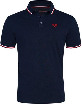 Rello & Reese Poloshirt RRTAOS Herren Kurzarm Polo-Hemd T-Shirt in Piqué-Qualität