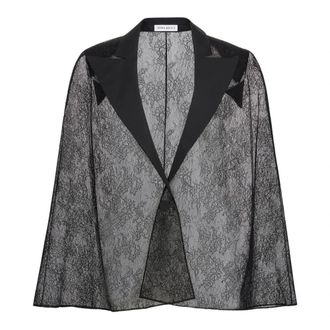 Nina Ricci Spitzenblazer-inspiriert - - Jackets - Damen - Schwarzk - XS