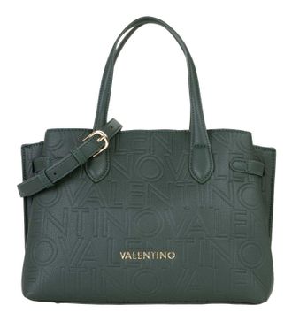 Valentino Schultertasche Handtasche Pansy Shopping Bag Bosco dunkelgr&uuml;n