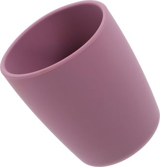 Cabilock Silikon Trinkbecher Anti Fall Design Mundspülbecher BPA frei Gerader Trinkbecher für Junge Mädchen Badezimmer Training Cup Violett