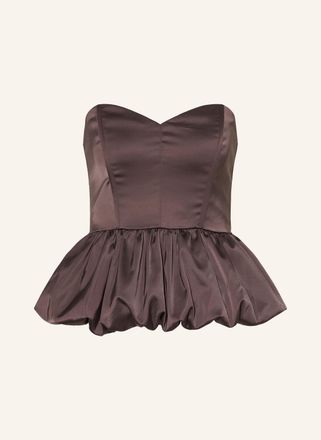 Gestuz Off-Shoulder-Top Gzelva Aus Satin lila