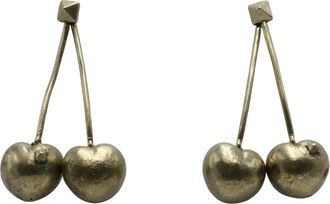 Valentino Garavani Femme, Accessoires, Brun, Taille: ONE Size &Eacute;l&eacute;gantes boucles doreilles pendantes avec sph&egrave;res brillantes