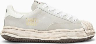 Miharayasuhiro Blakey light grey leather low trainer
