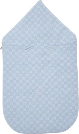 Gucci Unisex Angel Nest With Gg Motif Light Blue Cotton Padded Jackets