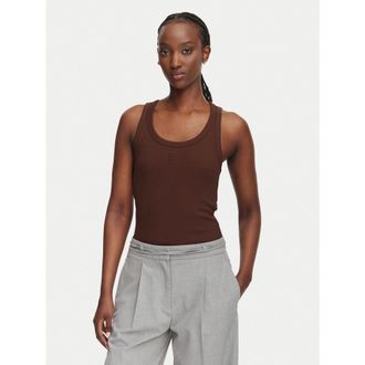HUGO BOSS Top Datamia 50514489 Braun Slim Fit