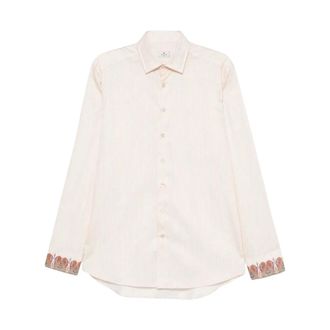 Etro Etu-Hemd - - Shirts - Herren - Wei&szlig; - L