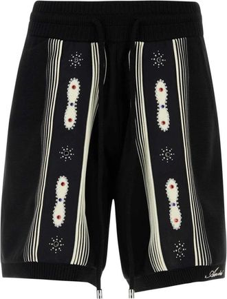 Amiri Homme, Shorts, Noir, Taille: XL Wool Blend Bermuda Shorts