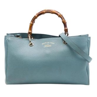 Gucci Pre-owned Bamboo Shopper Satchel - - Pre-owned - Damen - Blau - ONE SIZE