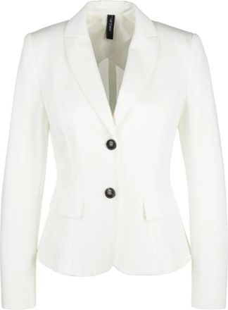 Marc Cain Leichter Blazer aus Feinjersey - - Jackets - Damen - Wei&szlig; - 2XL