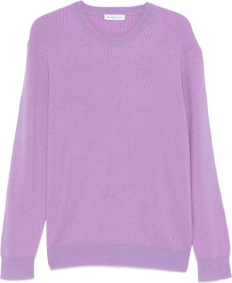 Manuel Ritz pull à col rond - Violet