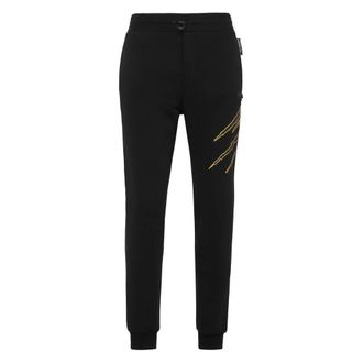 Plein Sport Homme, Pantalons, Noir, Taille: 3XL Lamina Scratch Jogging Pants