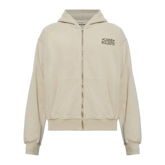Carne Bollente Kapuzenpullover mit durchgehendem Rei&szlig;verschluss - - Sweatshirts & Hoodies - Herren - Beige - XS